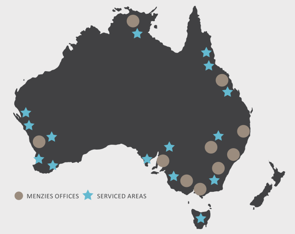 Regions we service - Menzies Facility Services